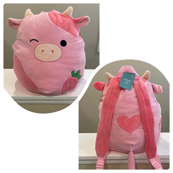 Squishmallows | Other | Nwt Reshma The Strawberry Cow Plush ...